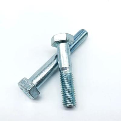 China Din 931 Hexagon Head Bolt Grade 4.8/ 8.8/ 10.9/ 12.9 M10 Half Thread Hex Bolts for sale