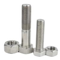 China DIN933 DIN931 Stainless Steel Hexagon Bolt M6 M7 M8 Hex Head Bolts And Nuts Polished for sale