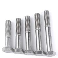 China DIN931 Hex Head Bolts And Nuts Stainless Steel Half Thread Hexagon Head Cap Screw for sale