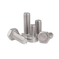 China DIN933 DIN931 Steel Hex Head Bolts High Quality 8.8 Grade Stainless Steel Hexagon Bolt for sale