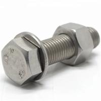 China Stainless Steel DIN 933 Bolt And Nut 8.8 Grade High Strength Polishing Hex Steel Bolts for sale