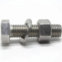 China Stainless Steel DIN 933 Bolt And Nut 8.8 Grade High Strength Polishing Hex Steel Bolts for sale