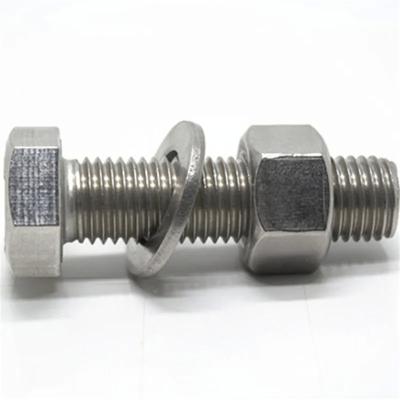China Stainless Steel DIN 933 Bolt And Nut 8.8 Grade High Strength Polishing Hex Steel Bolts for sale
