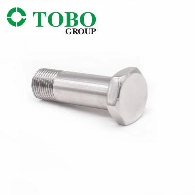 China Custom JIS DIN Bolts Stainless Steel 316l / 304l Steel Half Thread Hex Bolt for sale