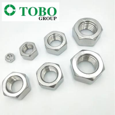 China Stainless Steel High Precision DIN6330 Countersunk Head Heavy Hex Nut M16 for sale