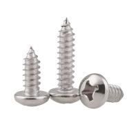 China Stainless Steel Self Tapping Screw DIN7981 M1 M1.2 M1.4 M1.6 Pan Head Cross Screws for sale