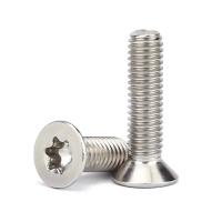 China Stainless Steel Flat Head Din 965 Socket Screw Cross Recessed Countersunk Head Screw Metal Fastener for sale