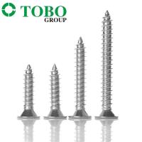 China Stainless Steel Phillips Countersunk Head Tapping Screw For Drywall / Wood / Metal / Gypsum GB846 for sale