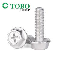 China Super Duplex Stainless Steel 2205 2507 A286 Phillips Drive Hex Head Flange Bolt DIN6921 for sale