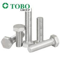 China Din933 6mm 9mm 16mm M6 Inox 316 Ss 210 Super Duplex Stainless Steel Metric Hex Head Screw Bolt for sale