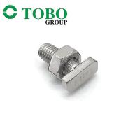 China Super Duplex 2205 2507 T Head Track Bolts M8 M10 High Strength Stainless Steel Fasteners for sale