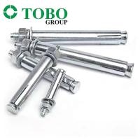 China High Strength Sleeve Expansion Anchor Bolt With Washer And Hex Nut for sale