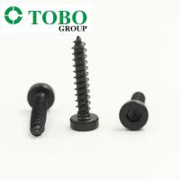 China Carbon Steel Black Oxide Hex Socket Head Cap Self Tapping Screws For Sheet Metal for sale