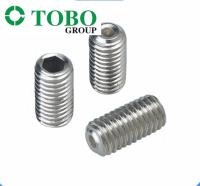 China DIN913 Steel Hexagon Socket Set Screws Metric Headless Thread Stainless Steel Grub Screws for sale