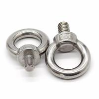 China Lifting Eye Bolt And Nuts Din 580 High-Strength Stainless Steel M2-M60 Ring Bolts for sale