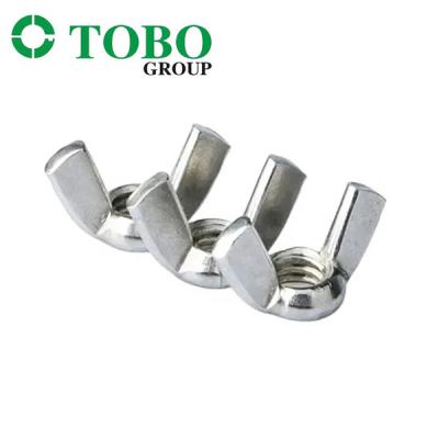 China DIN315 Carbon Steel Galvanized Zinc Plated 4/8 Grade Wing Nut / Butterfly Nut for sale