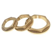 China Brass Check Nut And Hex Thin Flat Head Nut M3-M25 Grade 4/6/8/10 Female Threaded Nut for sale