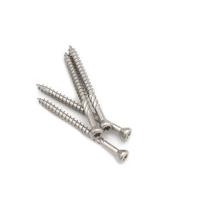 China Stainless Steel Drywall Screws 304/316 M2-M12 Oval Head Cross Drive Metal Screws for sale