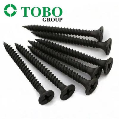China Black Phosphated Phillips Bugle Head Fine Coarse Thread Drywall Screw 3.5x25 for sale