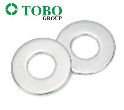 China Galvanized Washer Zinc Plated Metric M8 Flat Washer Grade 4.8 Din125 for sale