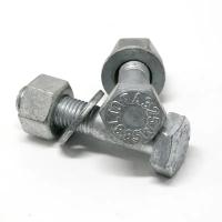 China Hex Head Half Thread Bolt Grade 8.8 10.9 ASTM A325 Hex Bolt And Nuts Hot Dip Galvanized for sale