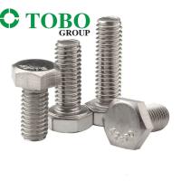 China Din 933 Hex Bolt Din 934 Stainless Steel Ss A2-70 Hexagon Bolt for sale