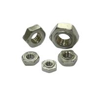China Nickel Alloy Hex Nut DIN934 INCONEL 600 Grade 8.8 M8 M10 Galvanized Hexagon Head Nuts for sale