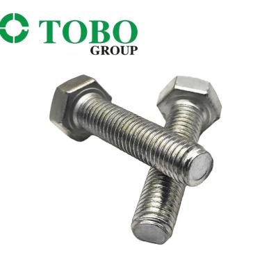 China Metal Hexagon Head Bolts Are Made Of Carbon Steel With DIN 933 Thread for sale