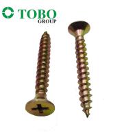 China DIN7981 DIN7982 DIN7983 Double Countersunk Pozi Head Self Tapping Chipboard Screw for sale