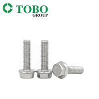 China Fastener Product Stainless Steel Full Thread Hex Head Flange Bolt Din6921 A2 A4 For Factory for sale