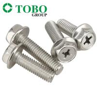 China Stainless Steel ANSI AISI 304 316  Hex Head Flange Bolt With Full Thread DIN6921 for sale