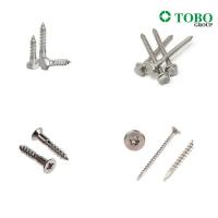 China DIN571 Galvanised Pan Flat Truss Cylinder Head Stainless Steel Self Tapping Hex Lag Wood Screws for sale
