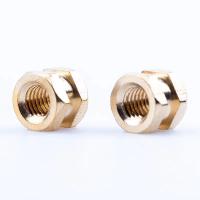 China Brass Double Hexagon Head Insert Nut Grade 8.8 DIN 934 Nickel Plated M20 10mm Hex Nuts for sale