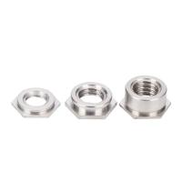 China DIN 934 Hexagon Head Flush Nut Galvanized Metric Thread Carbon Steel Flat Head Nut for sale