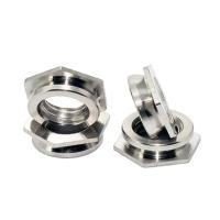 China DIN 934 Hexagon Head Flush Nut Galvanized Metric Thread Carbon Steel Flat Head Nut for sale