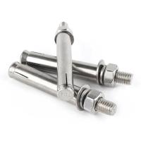 China Galvanized Stainless Steel Expansion Anchor Bolts Mechanical Bolt Double Sleeve for sale