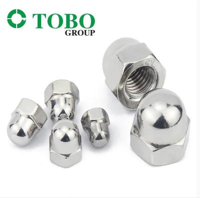 China DIN1587 A2-70/A4-80 Hexagon domed nut Hexagon Hex Acorn Dome Nut for sale