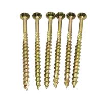 China Chipboard Screws Galvanized Flat Head Torx Drive Wood Screws Carbon Steel Fastener for sale