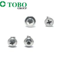 China TOBO White Galvanized Cross Head Self Tapping Screws Din7981 Din7983 for sale