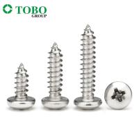 China TOBO DIN7983 Cross Groove Countersunk Head Tapping Screws for sale