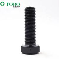 China High Strength Hexagon Head Bolts With Fine Pitch Thread DIN961 M6 M20 Finish Black for sale
