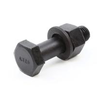 China ASTM A325 Hex Bolt With Nut And Washer Dn933 Dn931 High Strength Finish Black Bolts for sale