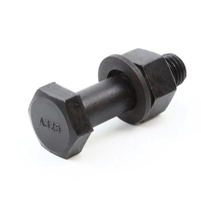 China ASTM A325 Hex Bolt With Nut And Washer Dn933 Dn931 High Strength Finish Black Bolts for sale