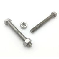 China Grade 4.8 8.8 10.9 12.9 Hexagon Threaded Stud Bolts For Industrial for sale