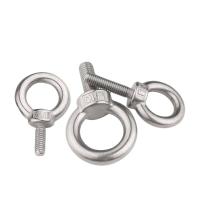 China Stainless Steel Eye Bolts With Nut DIN580 M4 Welded Ring Bolt Stainless Steel Fastener for sale
