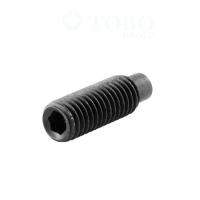 China Grade 8.8 Black Hexagon Socket Set Screws With Dog Point DIN915 for sale