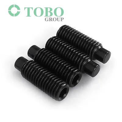 China Stainless Steel Hex Screws with Extended Thread Length and TOBO Finish for sale
