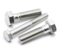 China DIN931 Hex Head Bolt Half Thread Grade 8.9 Stainless Steel M6 M8 M10 Hexagon Bolts for sale