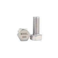 China Nickel Alloy Hexagon Bolts DIN933 DIN931 DIN933 DIN931 M8 180MM Hex Head Bolt UNS N04400 for sale