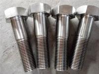China Nickel Alloy Hexagon Bolts Monel 400 UNS N04400 DIN933 Hex Head Bolt And Nut M10 for sale